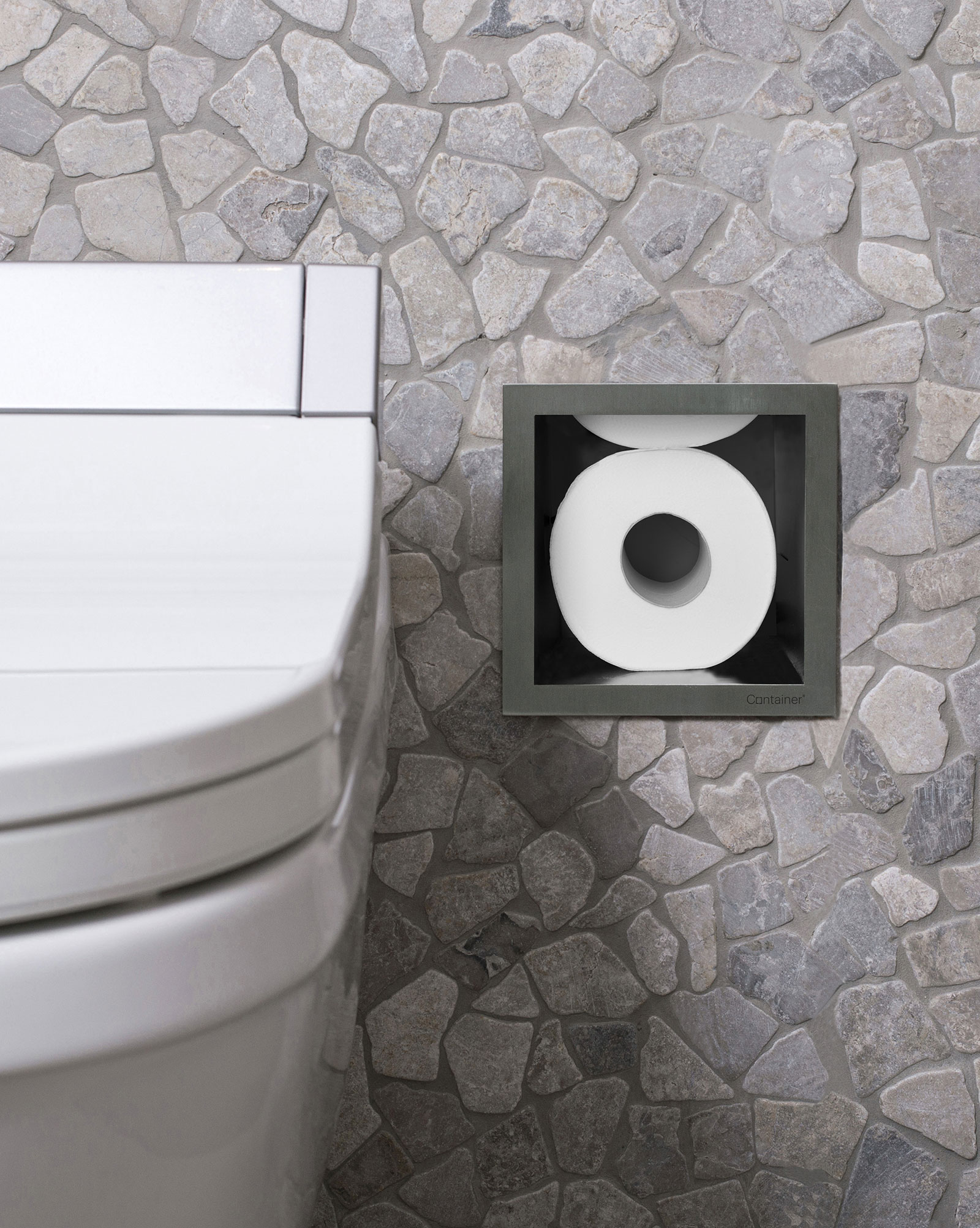 Inspiring 1 - Built-in storage for 6 toilet rolls, Easy Drain ...