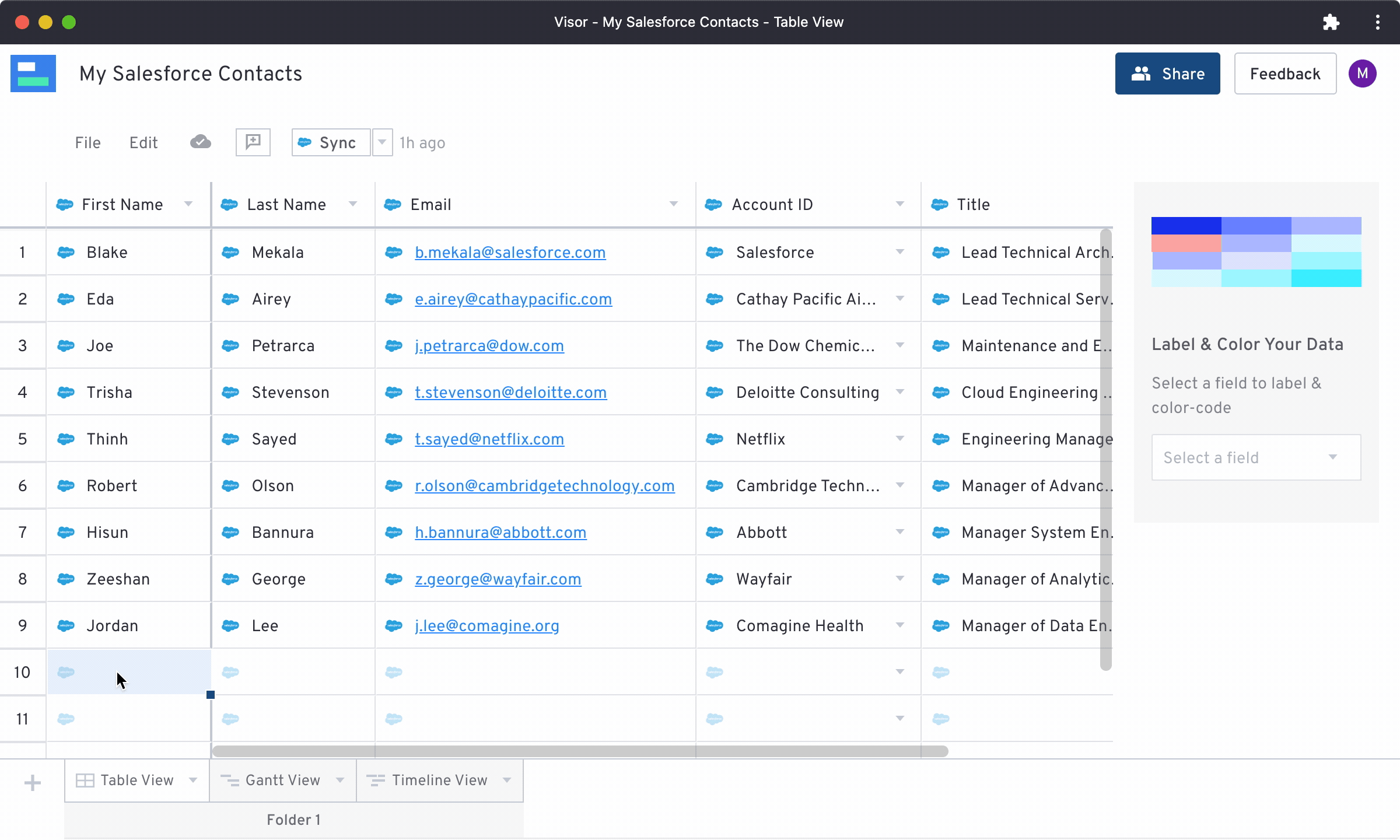 Visor - Bring your team together with data