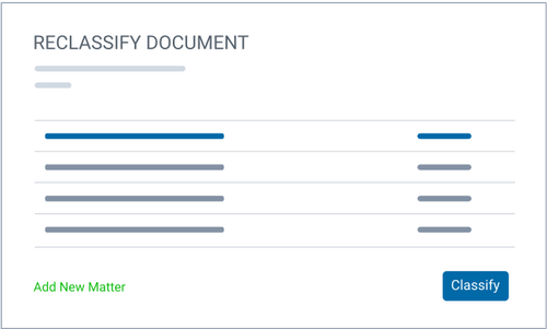 xchangedocs Support | Reclassify a document