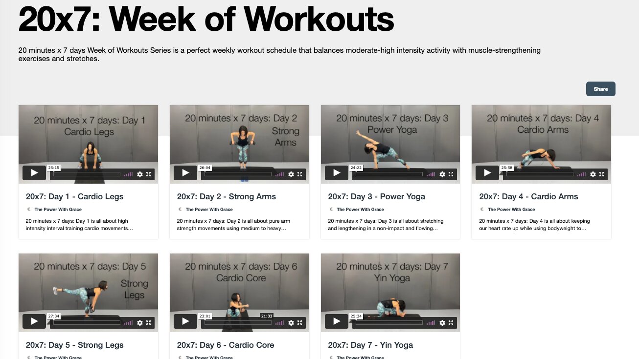 The Power with Grace | On demand live streaming and premium instruction ...