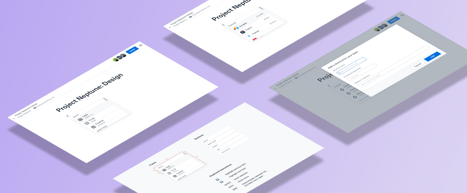 Slash commands in Paper