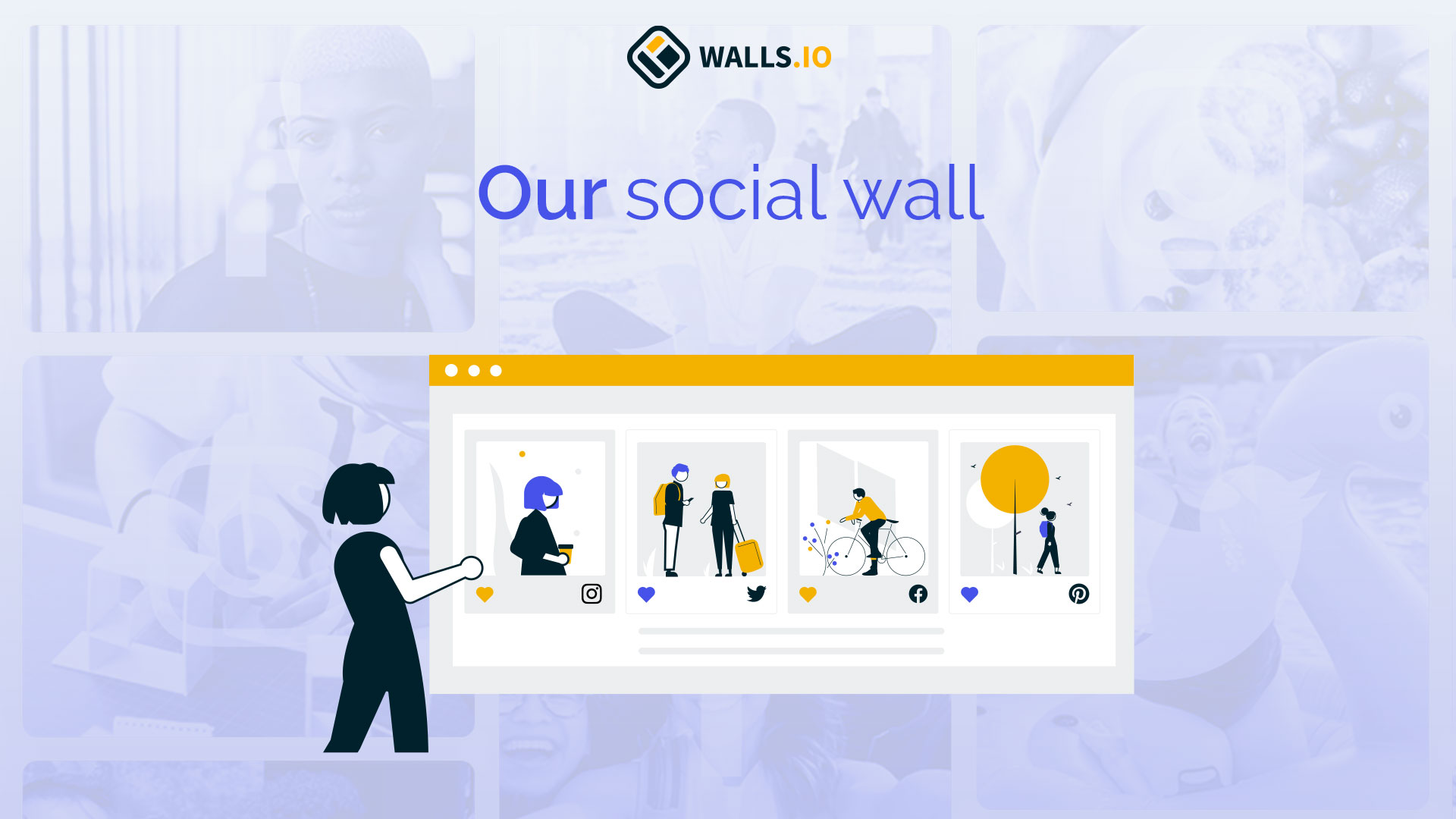Walls.io Employee Engagement Social Wall