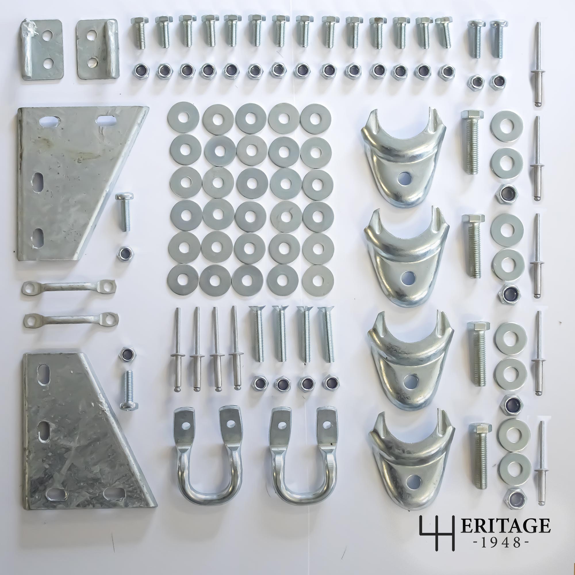 Full Hood Stick Fitting Kit, Land Rover