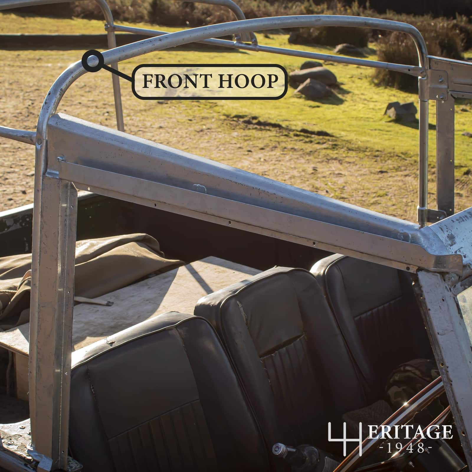 Front Hood Stick / Hoop, Land Rover Series 2/3 & Defender