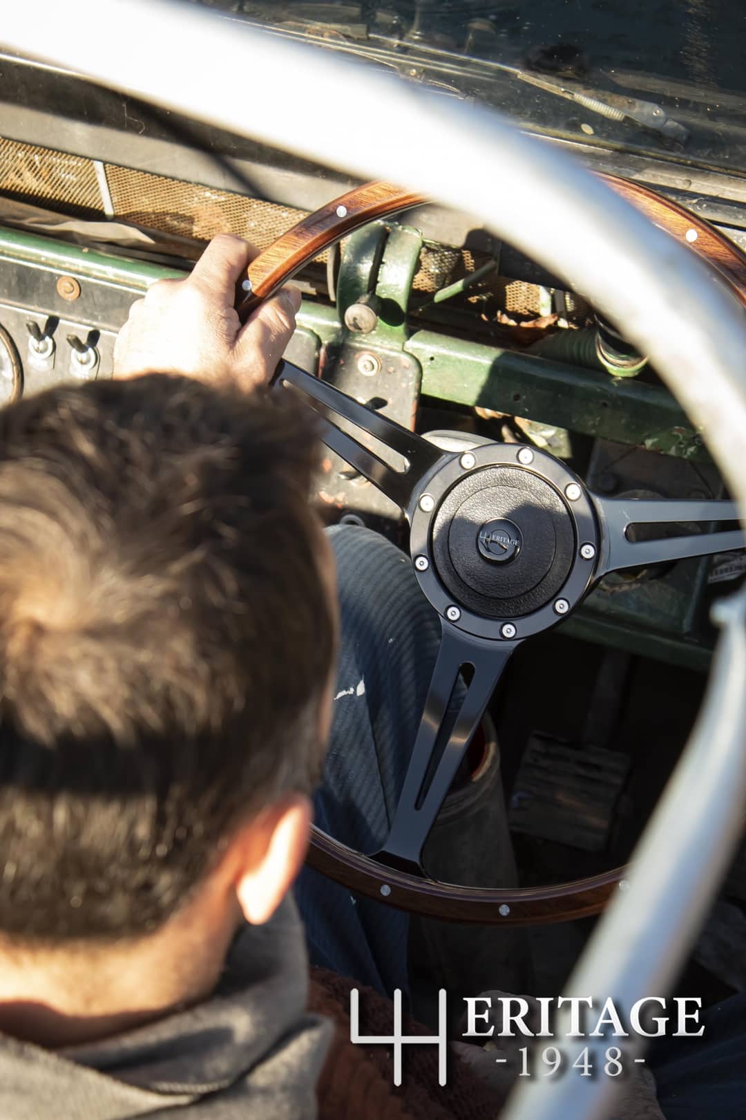 Quantock 17” Heritage Wood Rim Steering Wheel