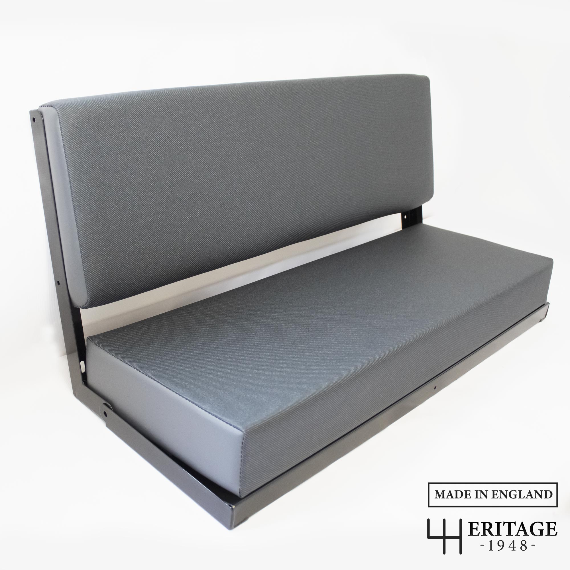 2 Man Bench Seat - Black Vinyl