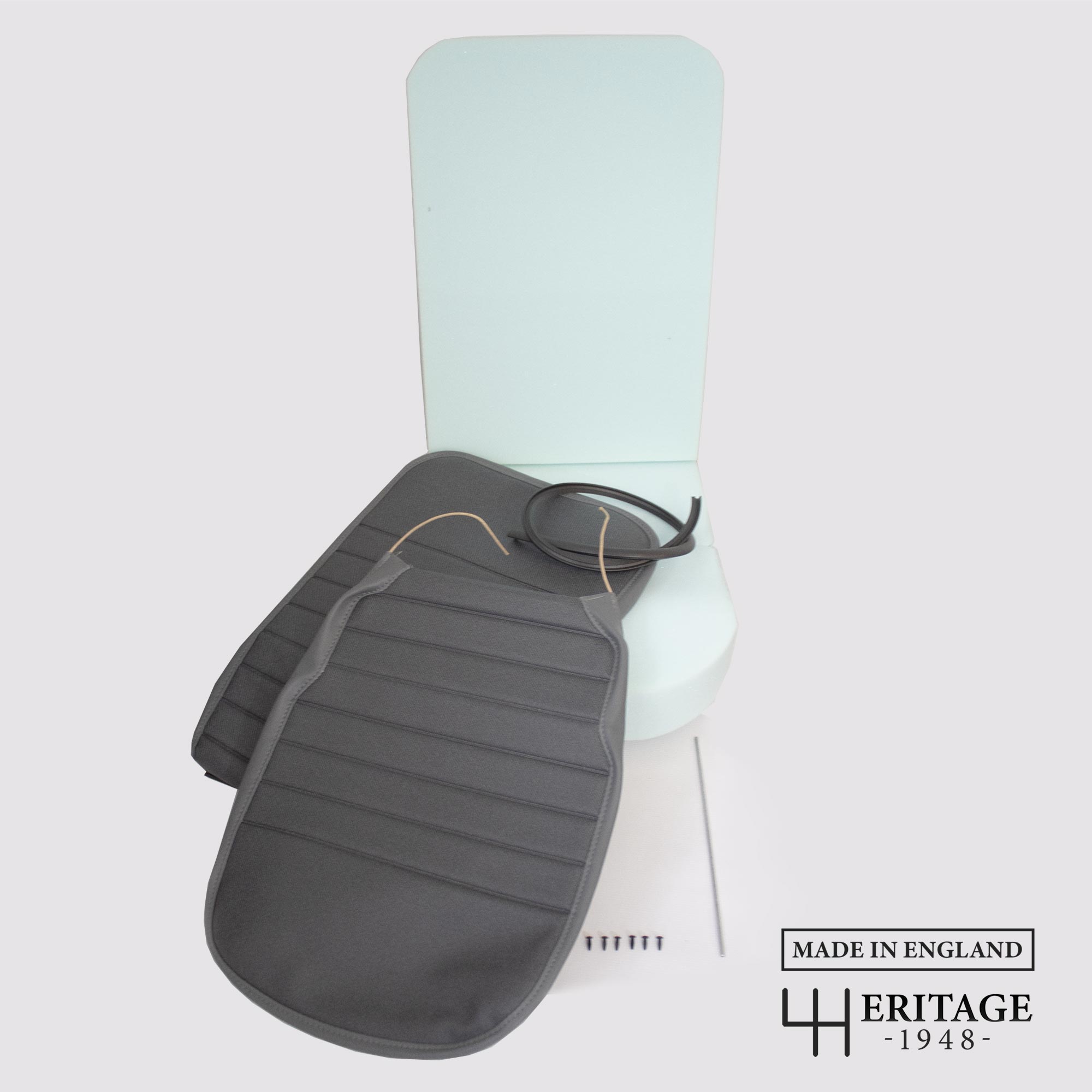 Defender Centre Seat Full Re-Trim Kit - Denim Twill Vinyl