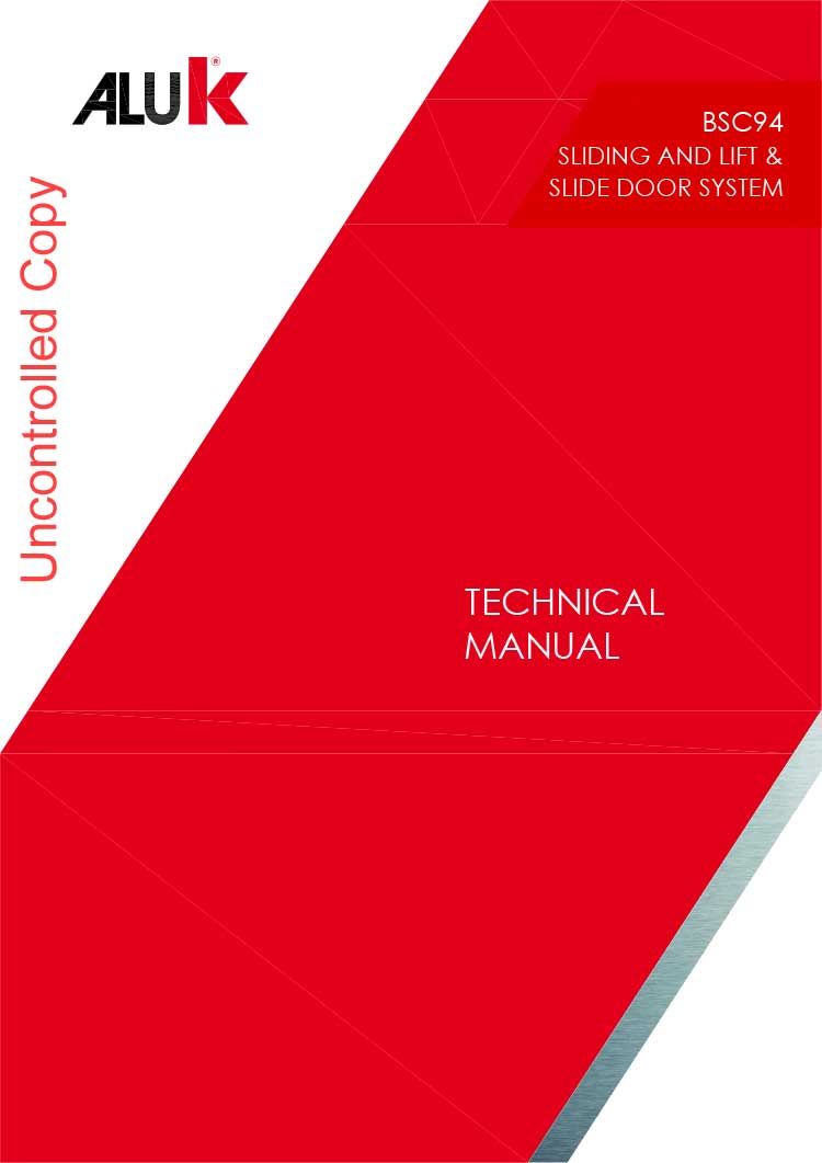 Technical Manuals | AluK Customer Portal