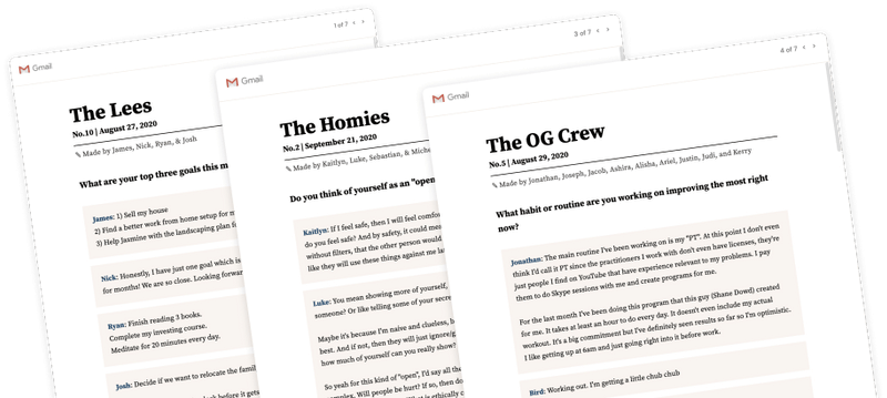 Letterloop: The Newsletter for Friends, Families & Teams