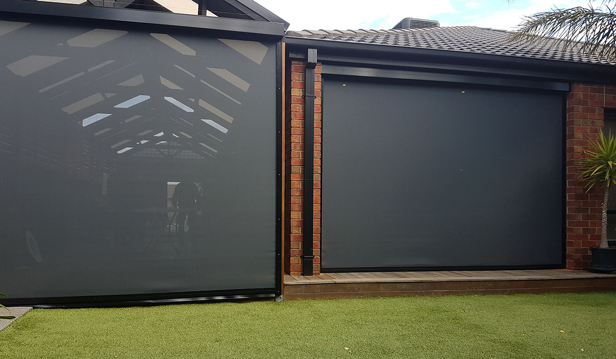 Motorised Alfresco Blinds for Outdoor Areas Melbourne, Bravewood Blind ...