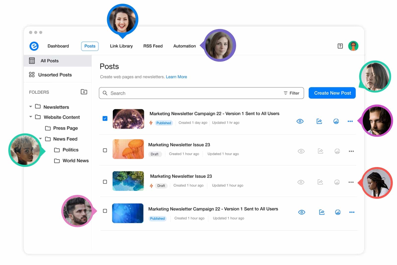 elink.io | Newsletter Creator, Web Page Builder, Bookmarker