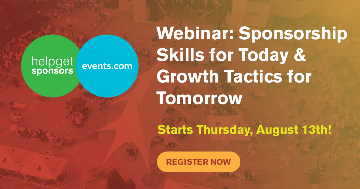 Webinar: Sponsorship Skills for Today & Growth Tactics for Tomorrow