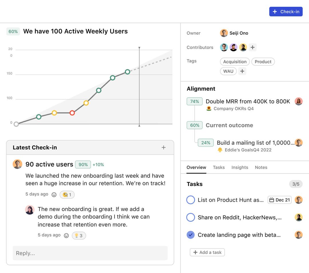 Tability - Get your Goals out of Spreadsheets