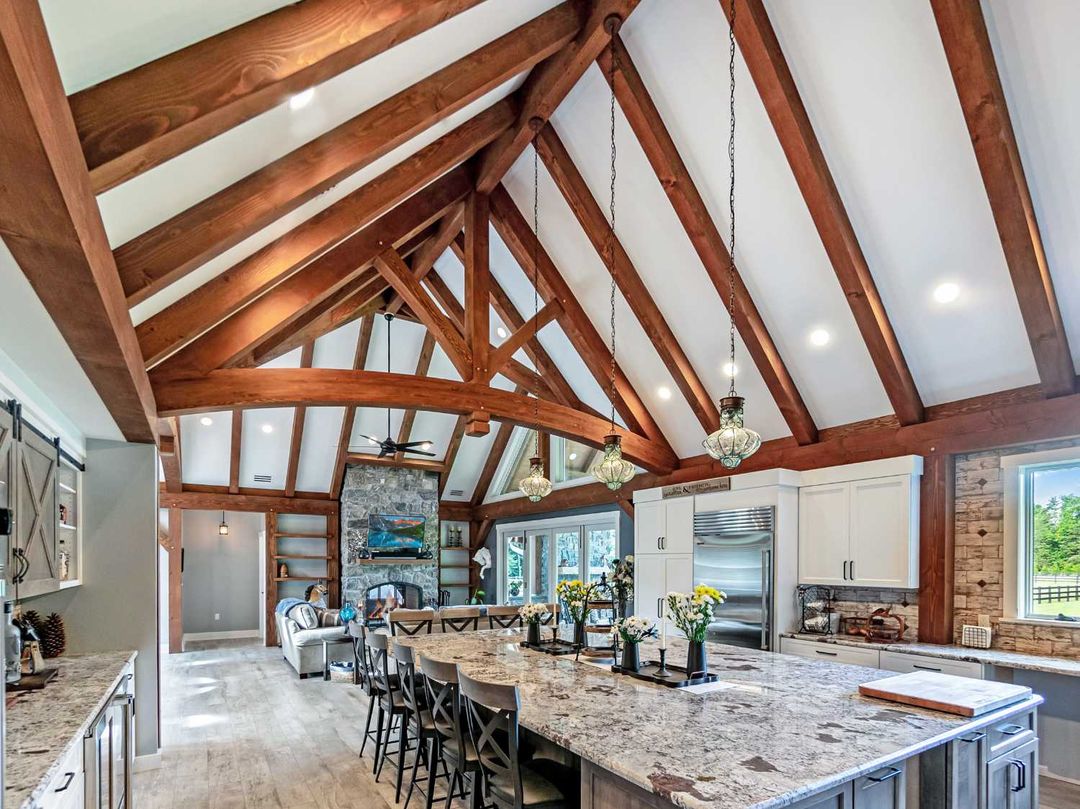 Custom Timber Frame Home - Bridgeton, NJ - Highline Contruction