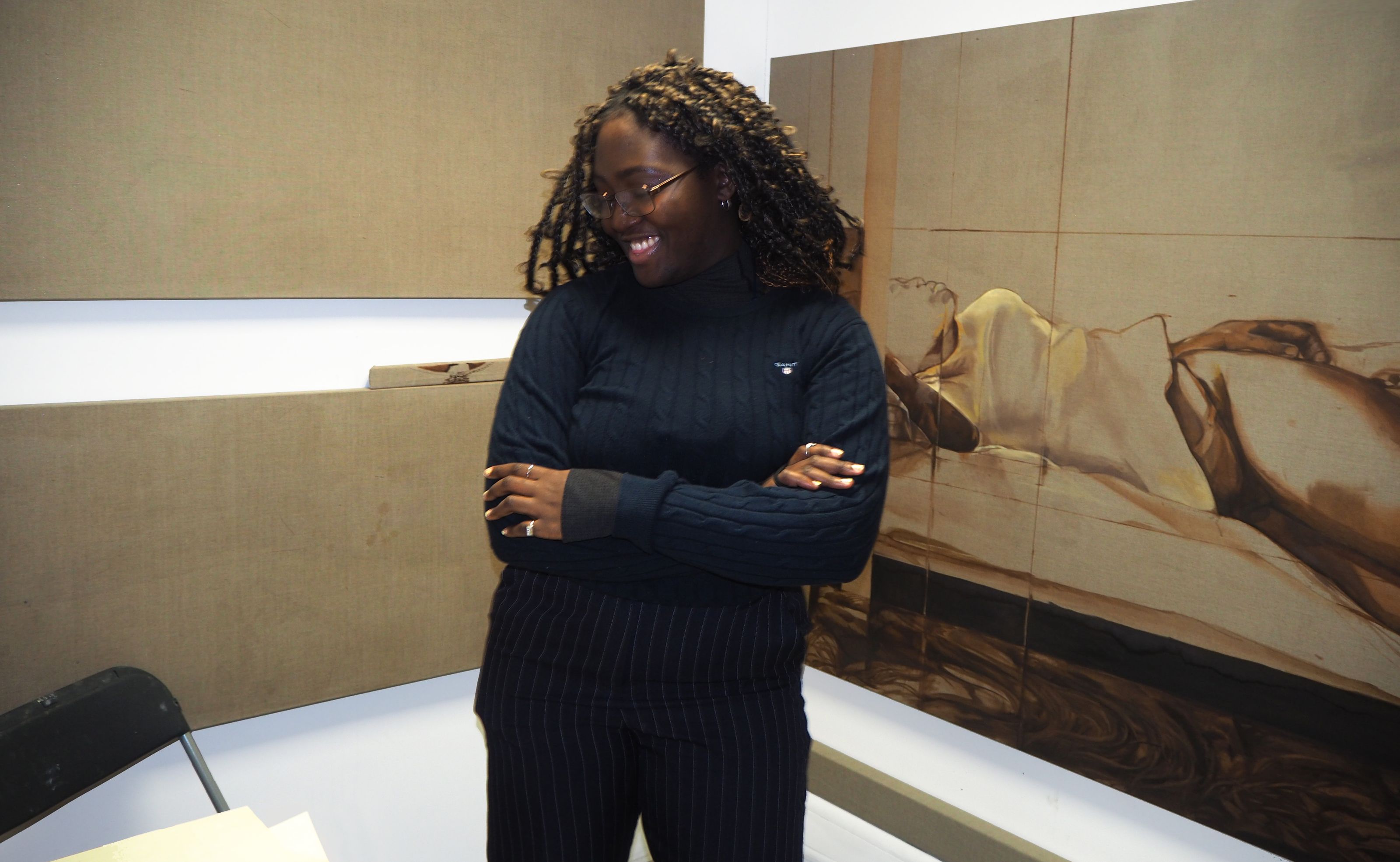 studio visit with Okiki Akinfe