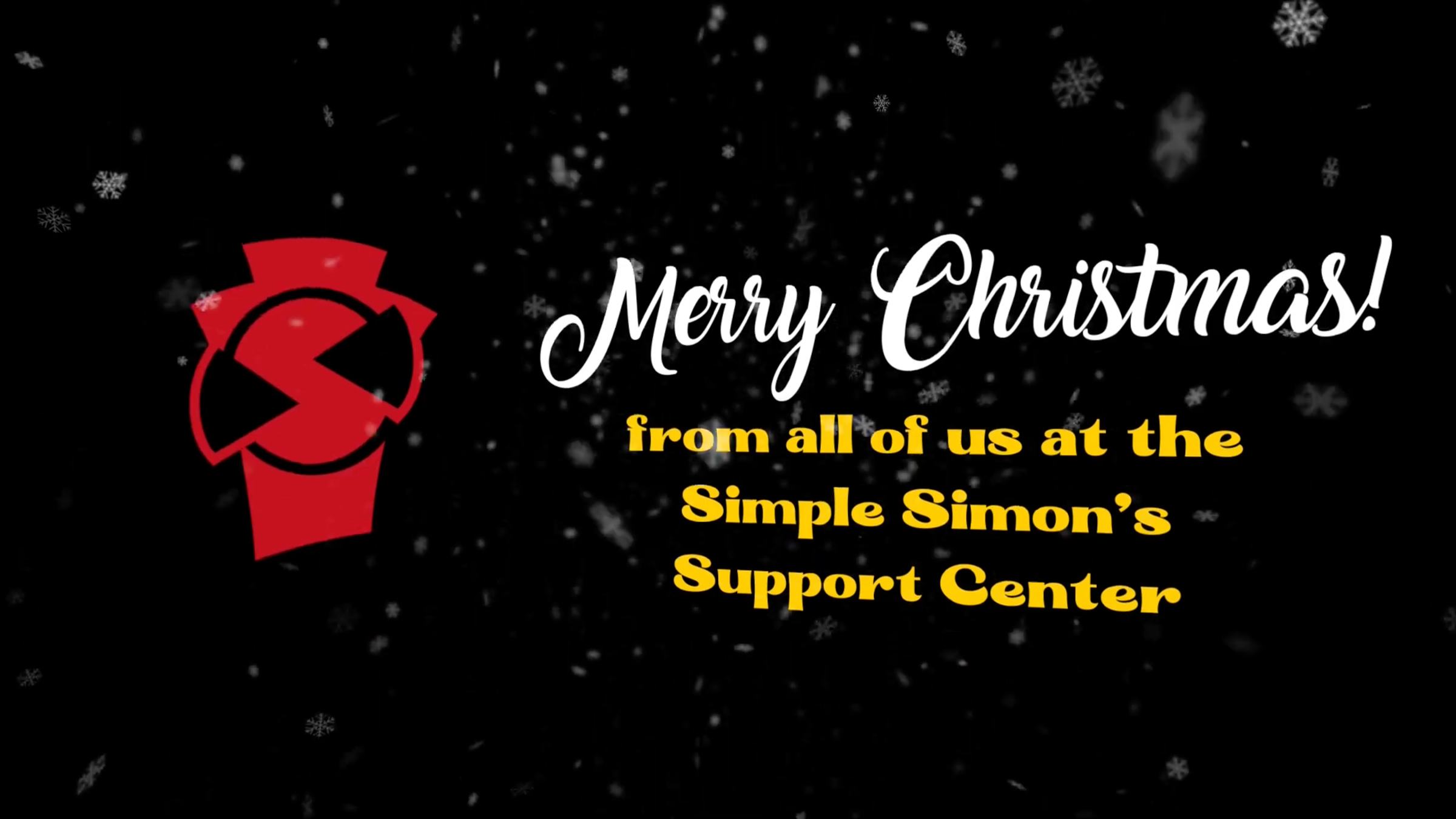VIDEO: Merry Christmas from the Simple Simon's Support Center - Simple ...