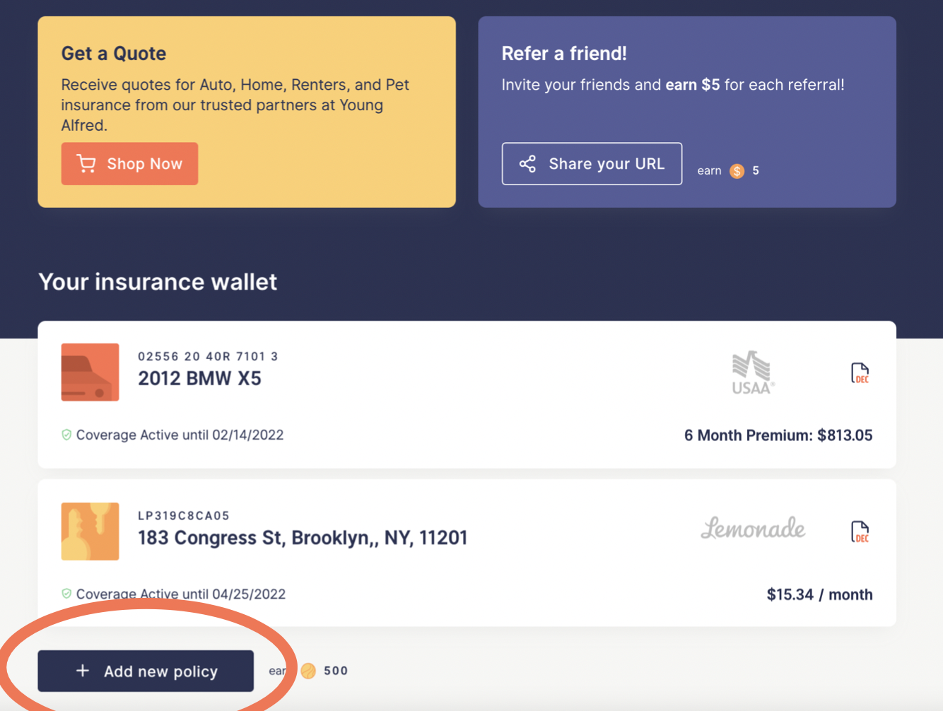 How to Find Your USAA Declarations Page