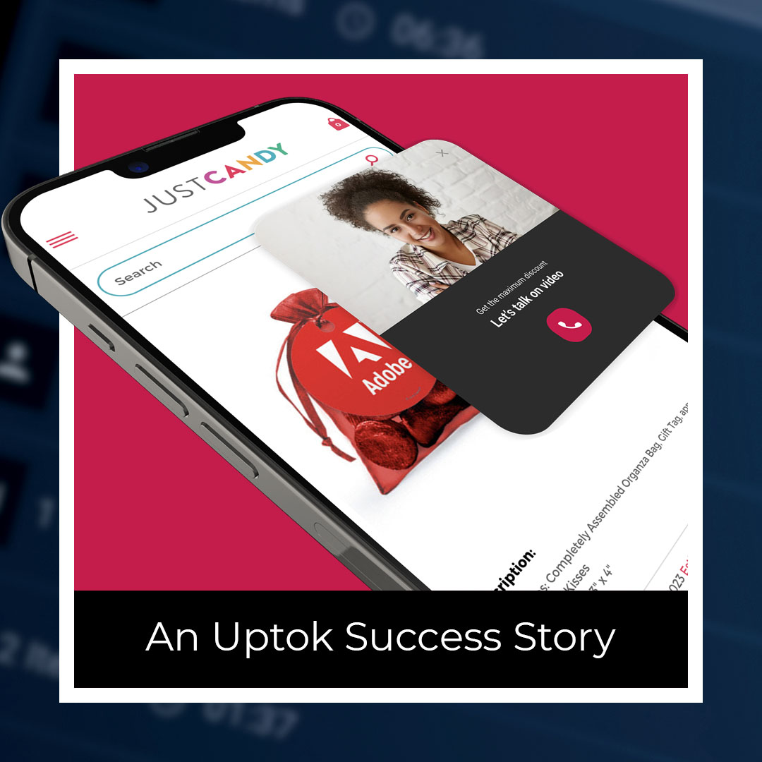 Video Commerce for B2B — An Uptok Success Story featuring Just Candy