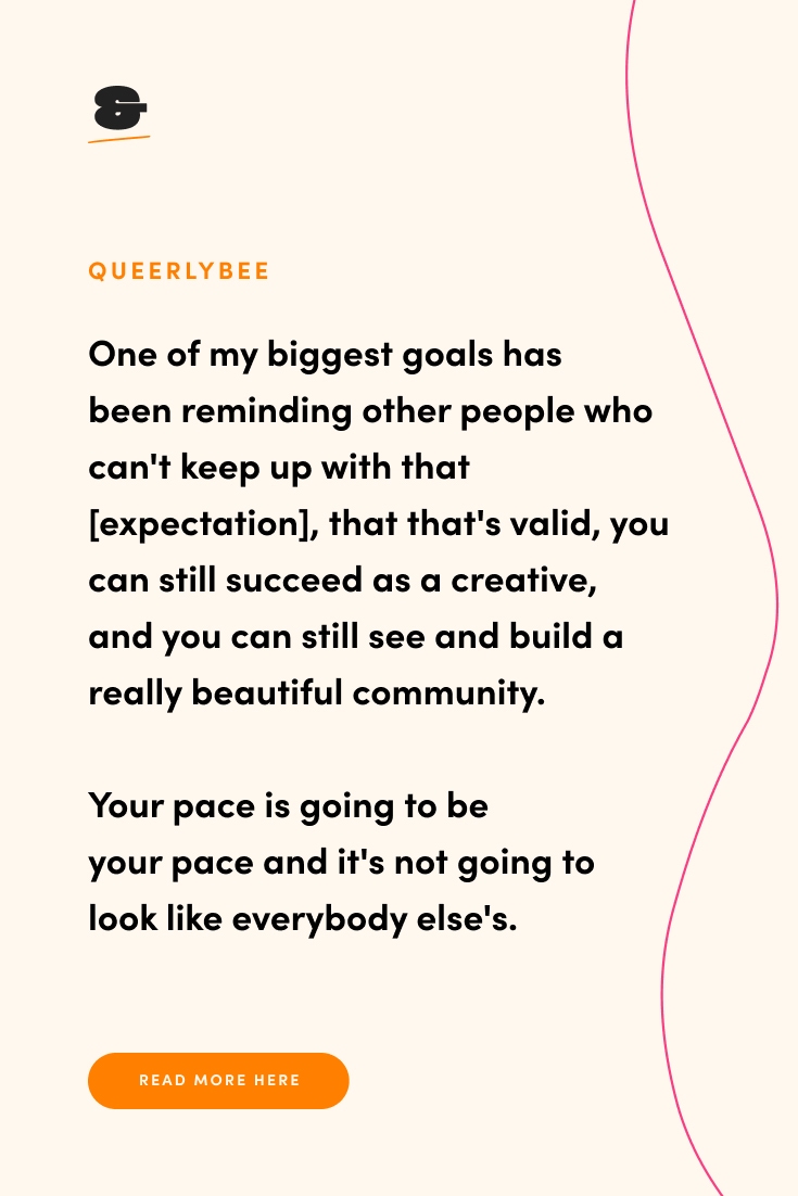 QueerlyBee on cultivating community, putting your values into action ...