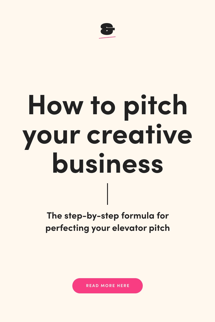 How to perfect the elevator pitch for your creative business