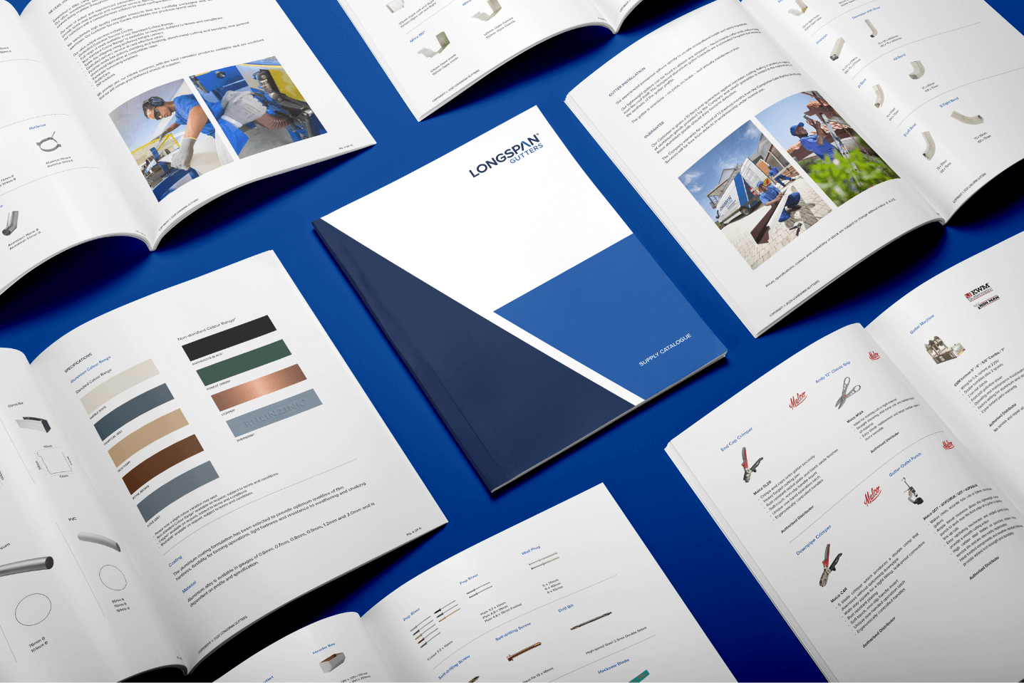 Modern Logo Design | Website Design | Longspan Gutters