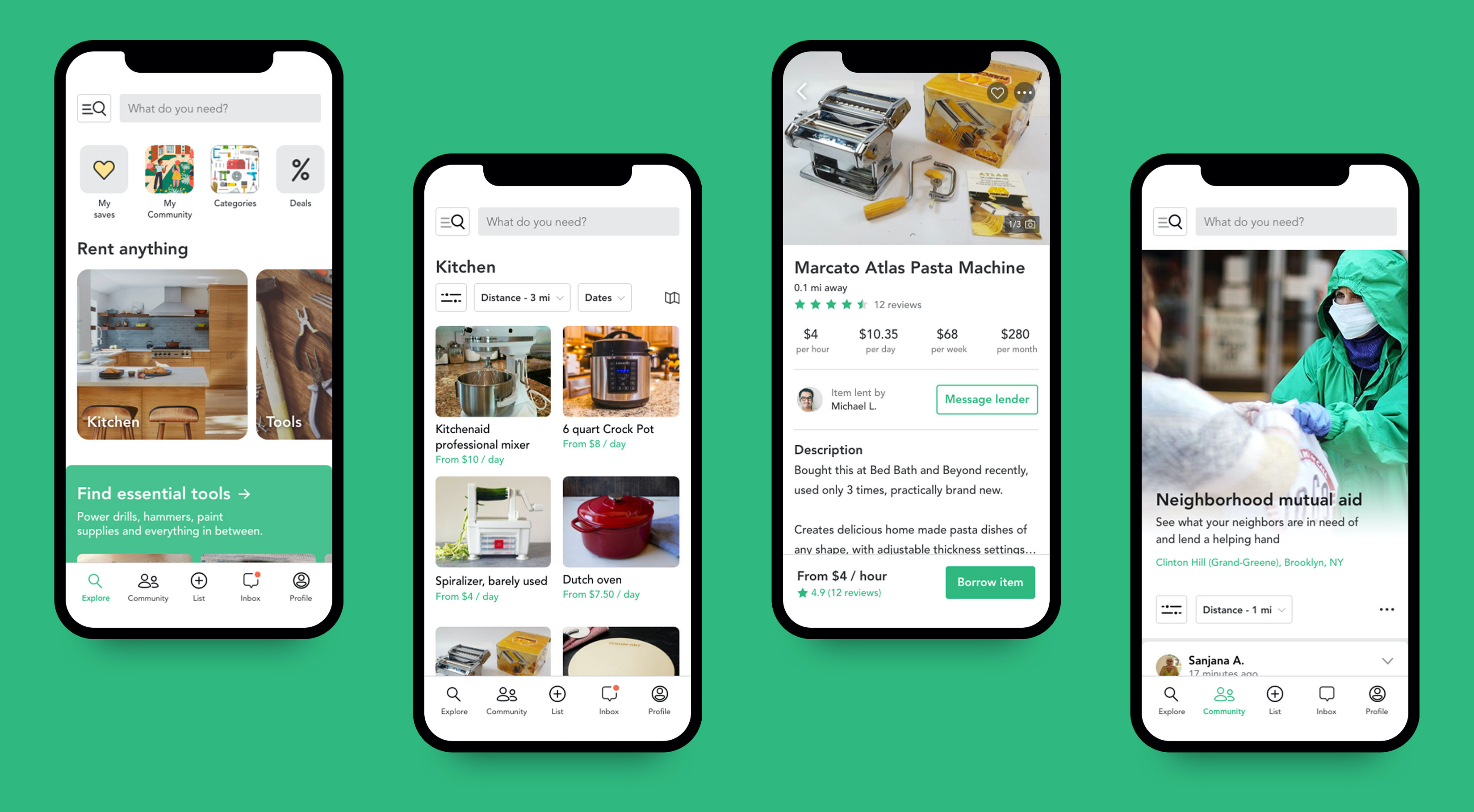 Neighborly App Design