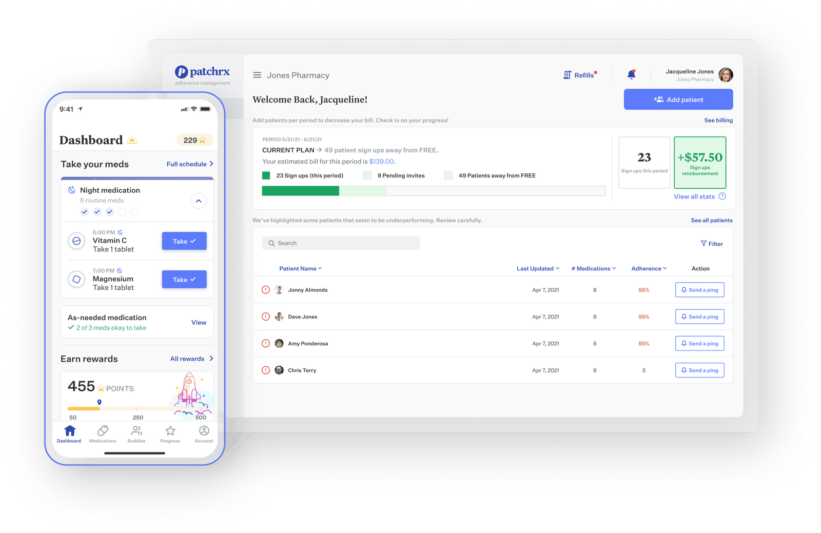 PatchRx | Adherence Management Software