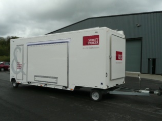 Strutt & Parker's 7.0m Lynton Regent - Hire Our Trailers - Lynton Trailers