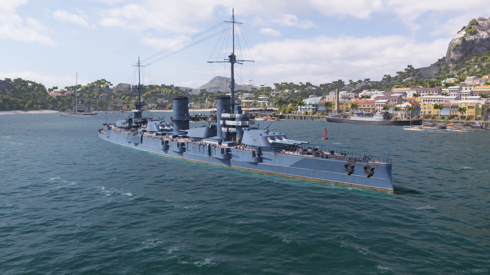 Gangut – WoWS: Legends – Stats + Builds – Tier III Battleship