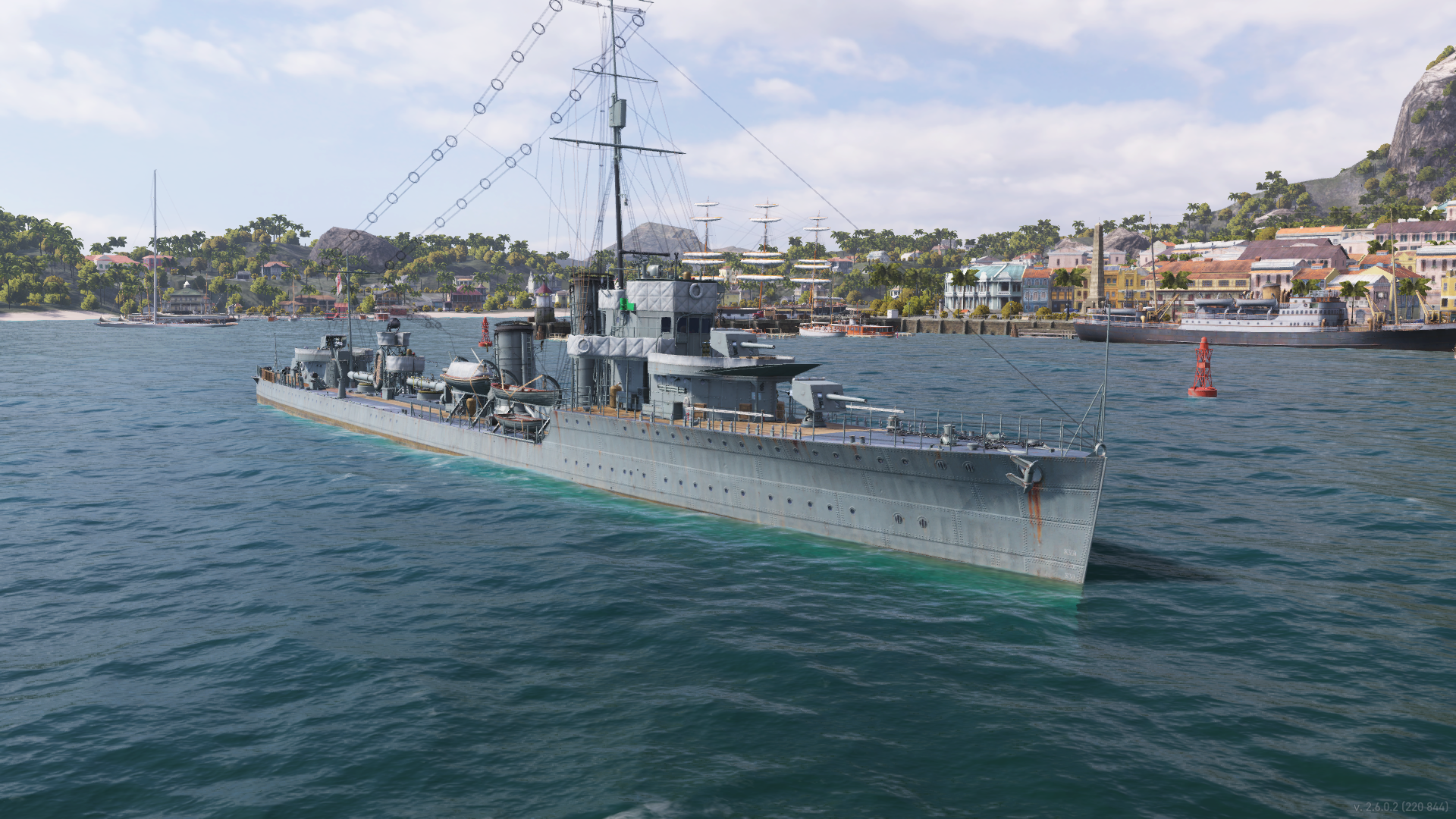 Valkyrie – WoWS: Legends – Stats + Builds – Tier II Destroyer