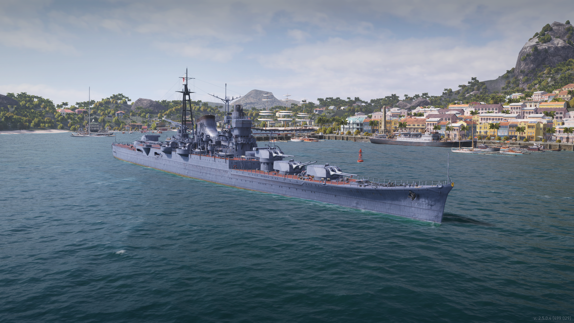 Mogami – WoWS: Legends – Stats + Builds – Tier VII Cruiser