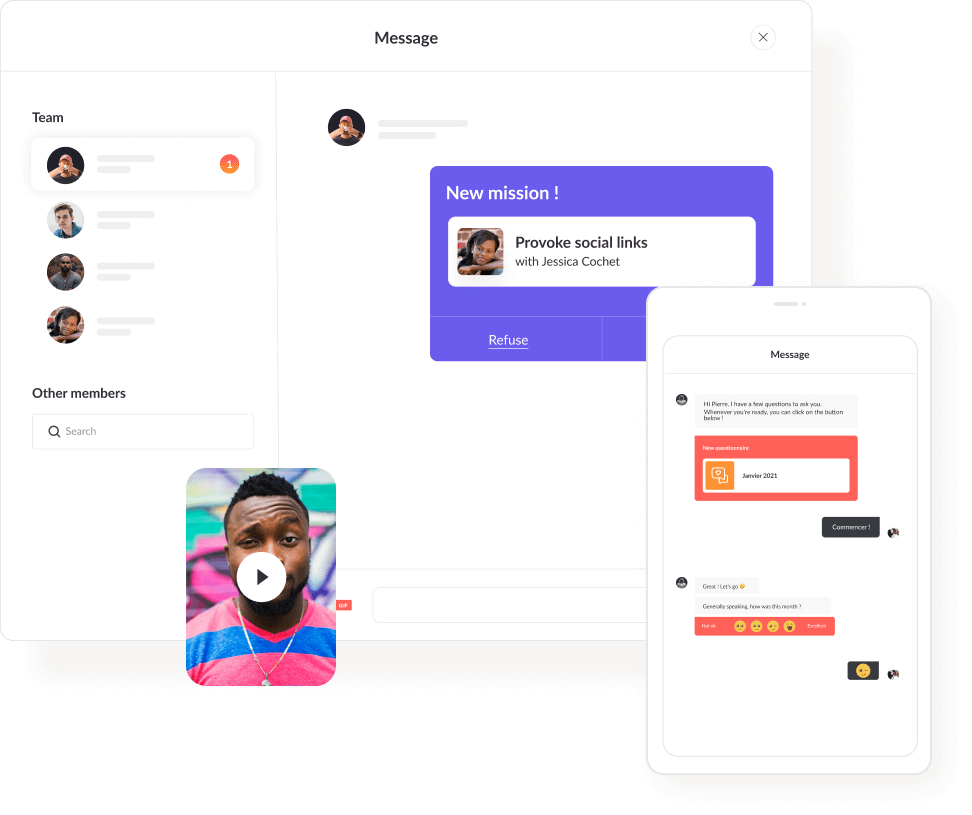 HeyTeam : engaging employee experience