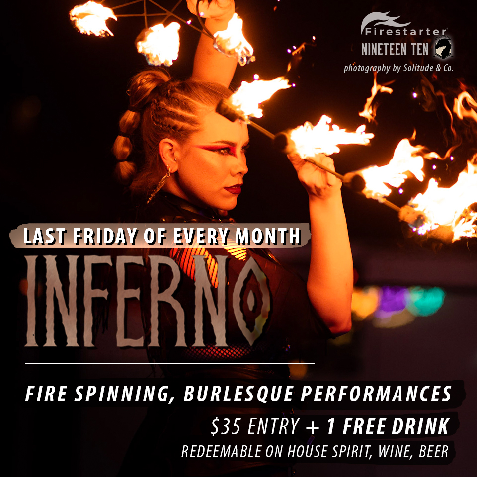 1910 | Adelaide Rooftop Pool Bar | Adelaide Burlesque | Nineteen Ten