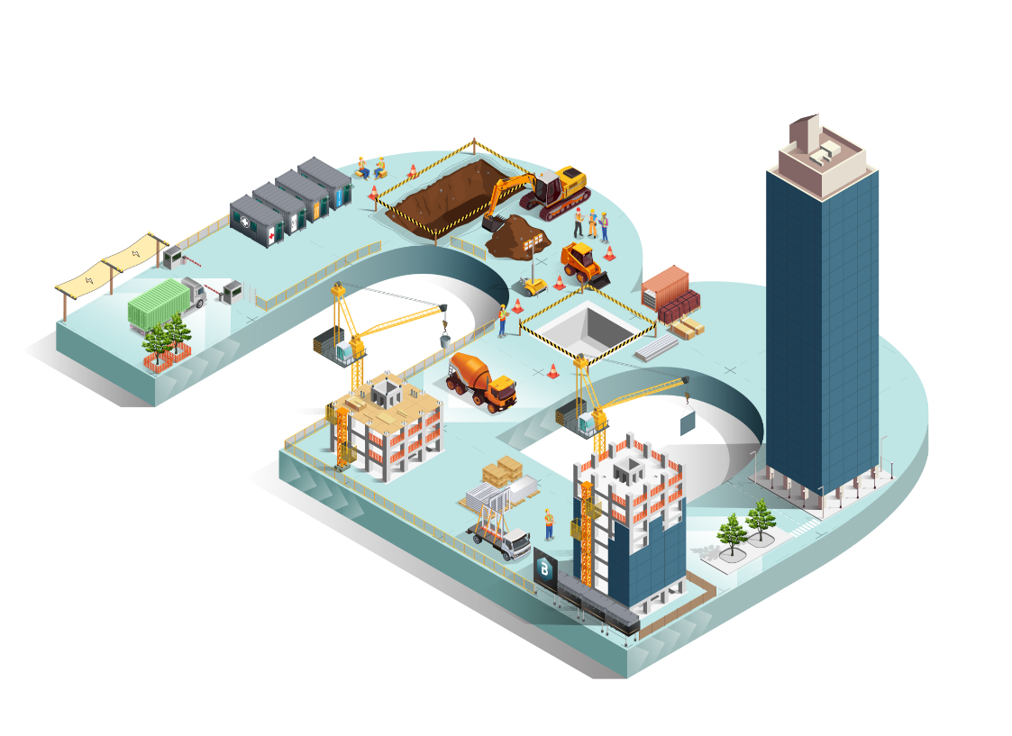 cmBuilder - Construction Site Logistics 4D Simulation & Planning Software