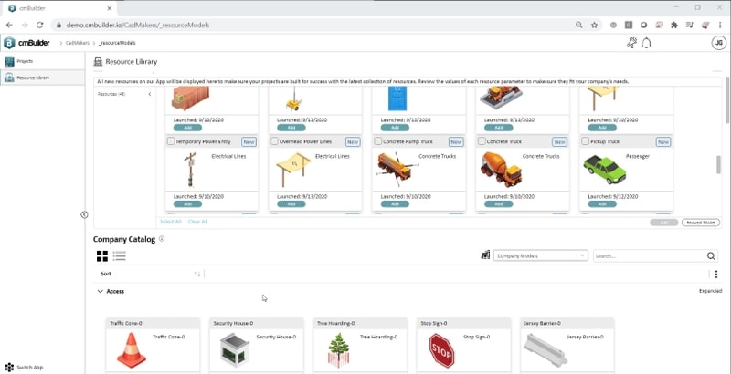 cmBuilder - Construction Site Logistics 4D Simulation & Planning Software