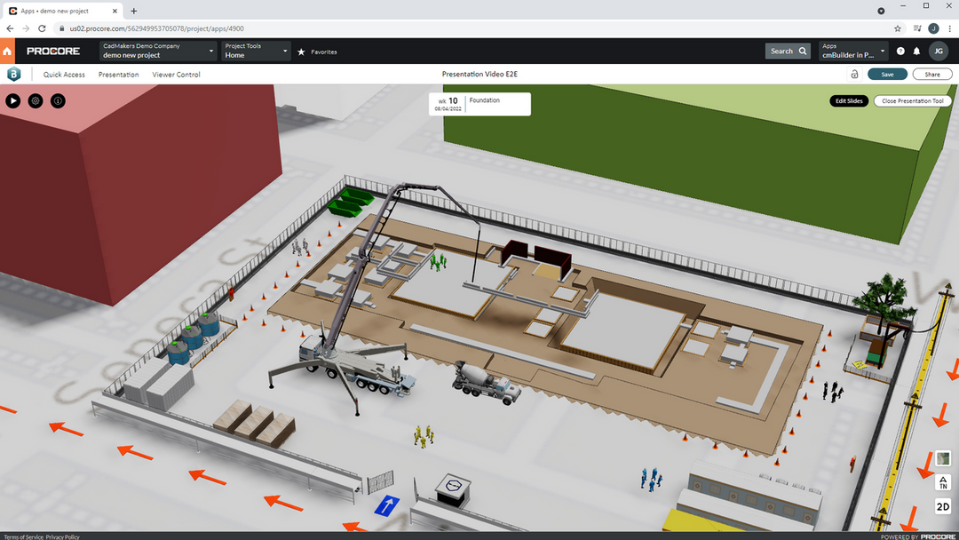 cmBuilder - Construction Site Logistics 4D Simulation & Planning Software