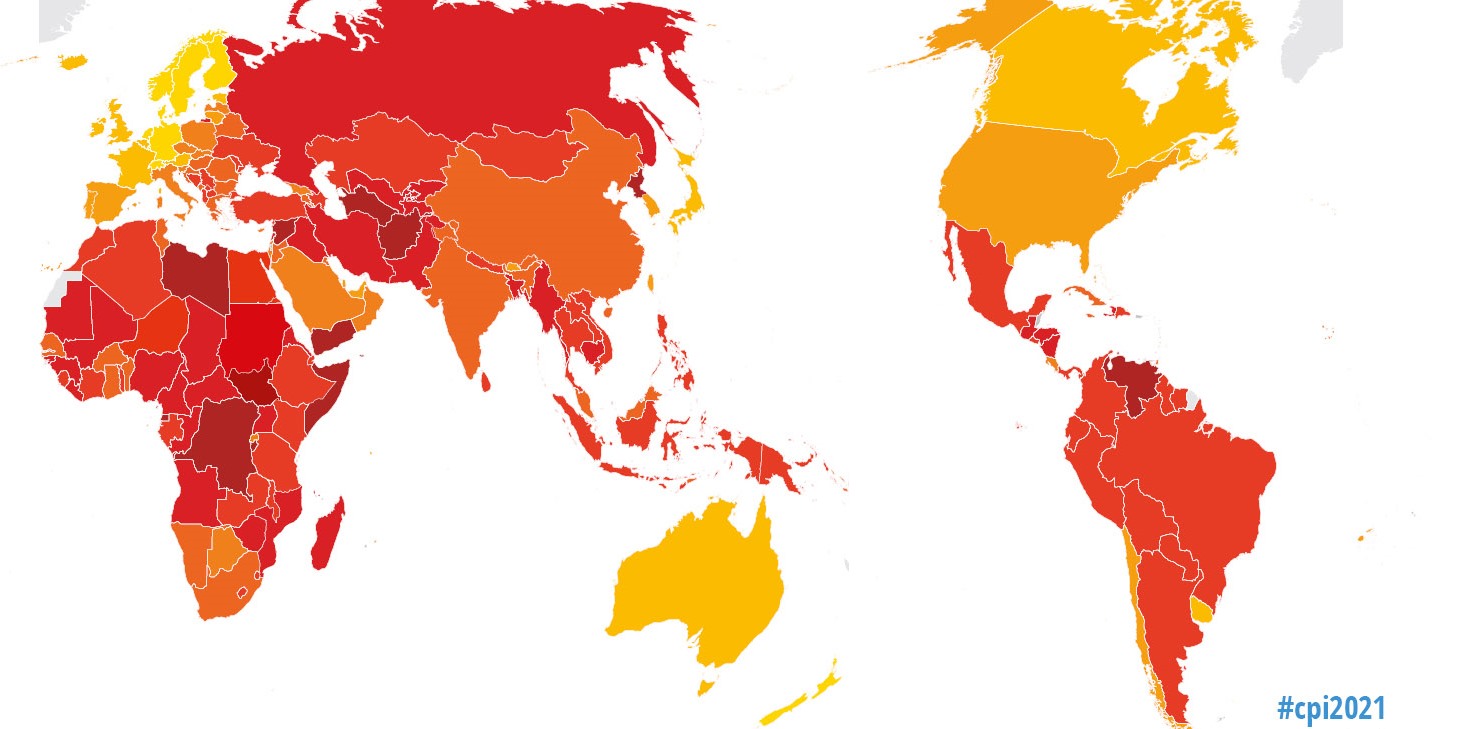 Corruption Perceptions Index 2021