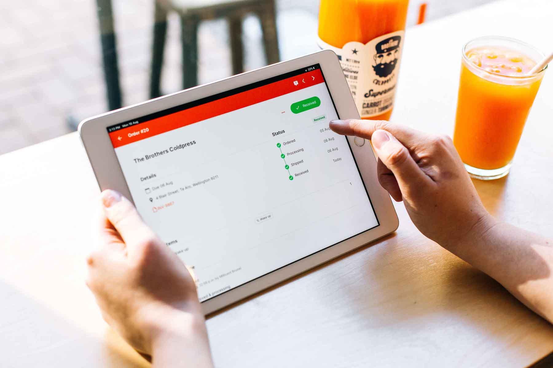 B2B Wholesale food & beverage ordering with Upstock