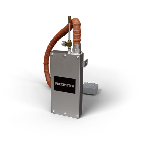 Measure precise levels with a high precision laser sensor