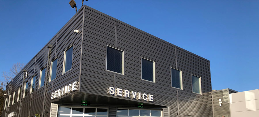 Flood Ford: Service Addition and Showroom Renovation – Pariseault Builders