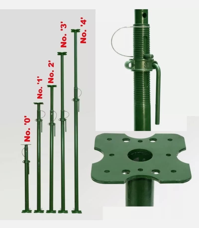 ACROW PROPS AVAILABLE IN 5 SIZES 4FT - 12FT Tool Hire