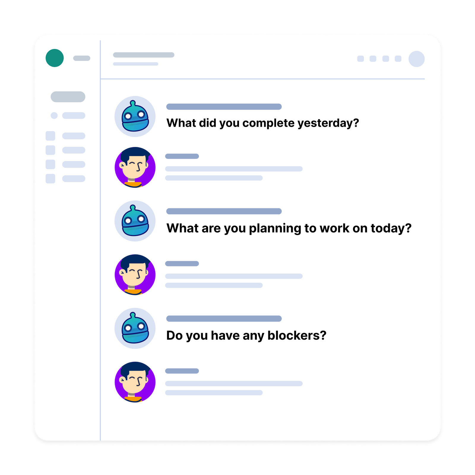 Standups, check-ins, kudos and more for Google Chat | DailyBot