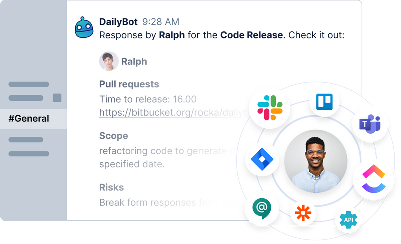 AI-Powered In-Chat Forms for Slack, MS Teams, Google Chat | DailyBot