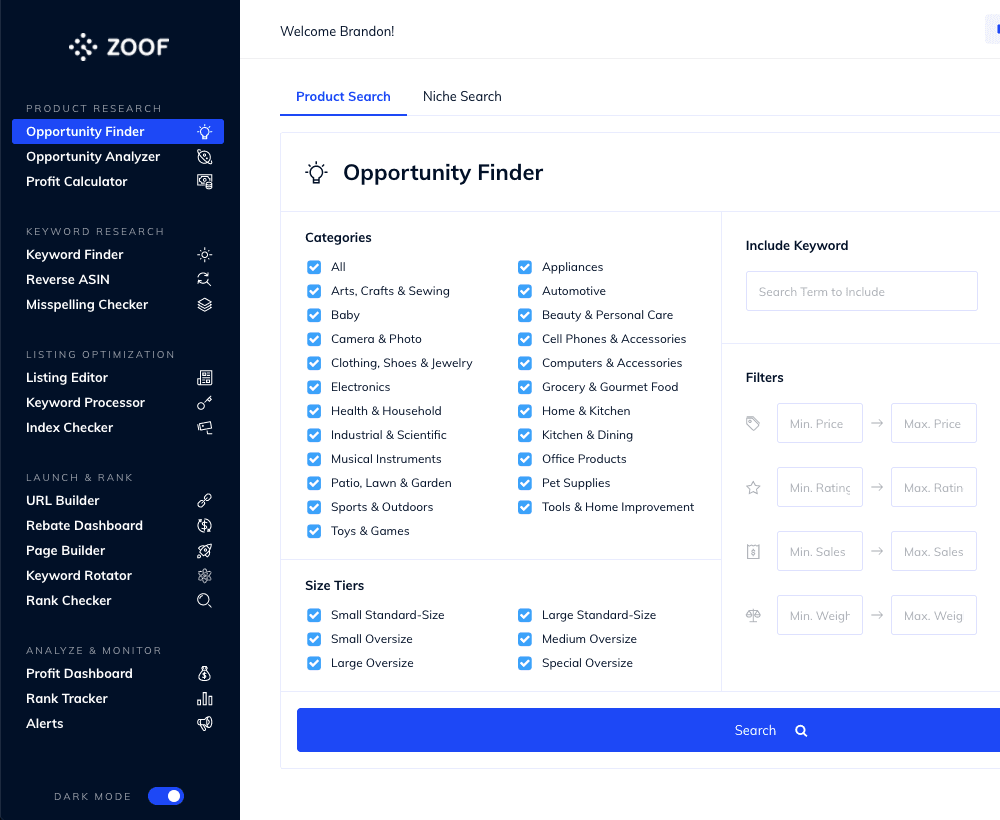 Zoof | Ultimate Amazon Software