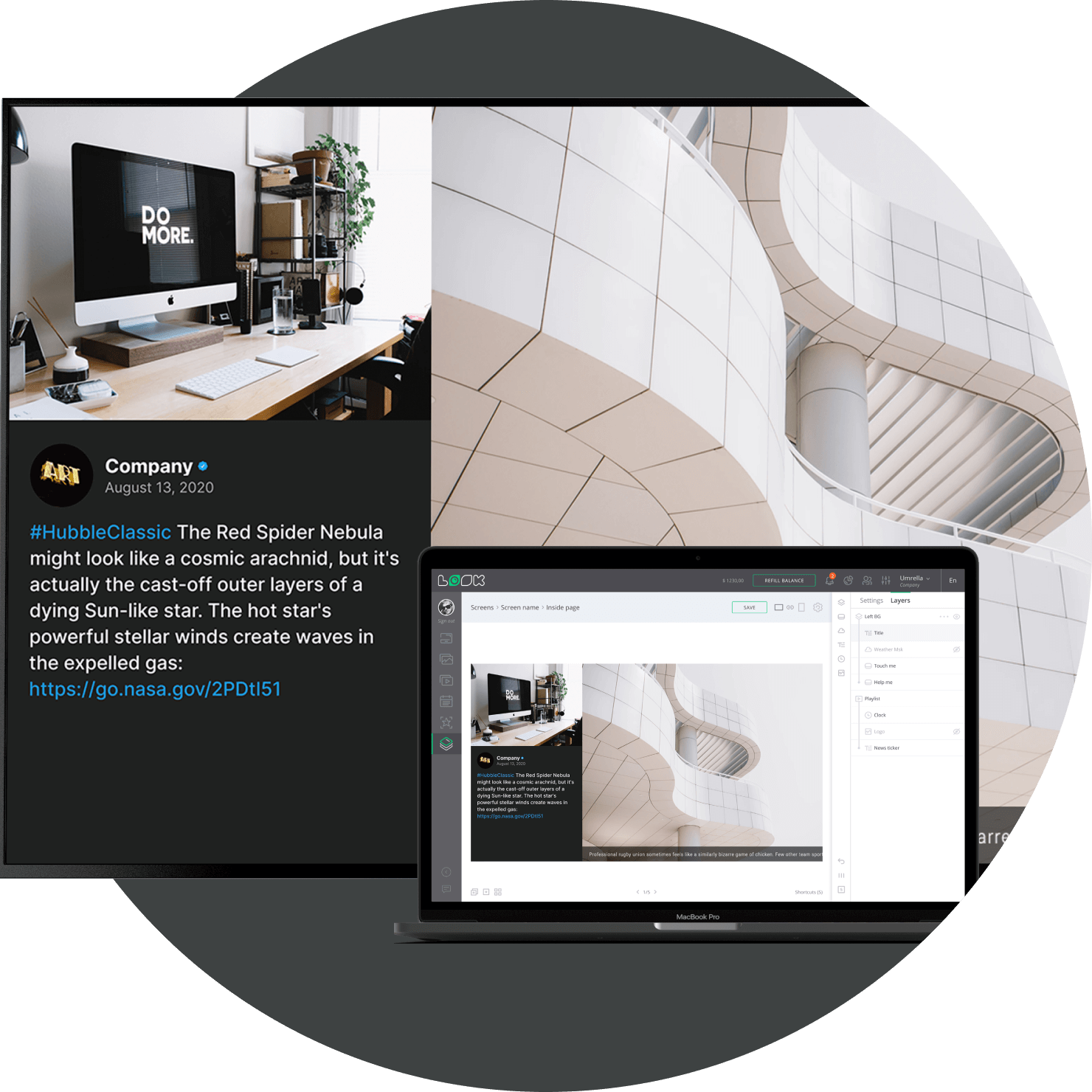How Look Digital Signage Solution Works