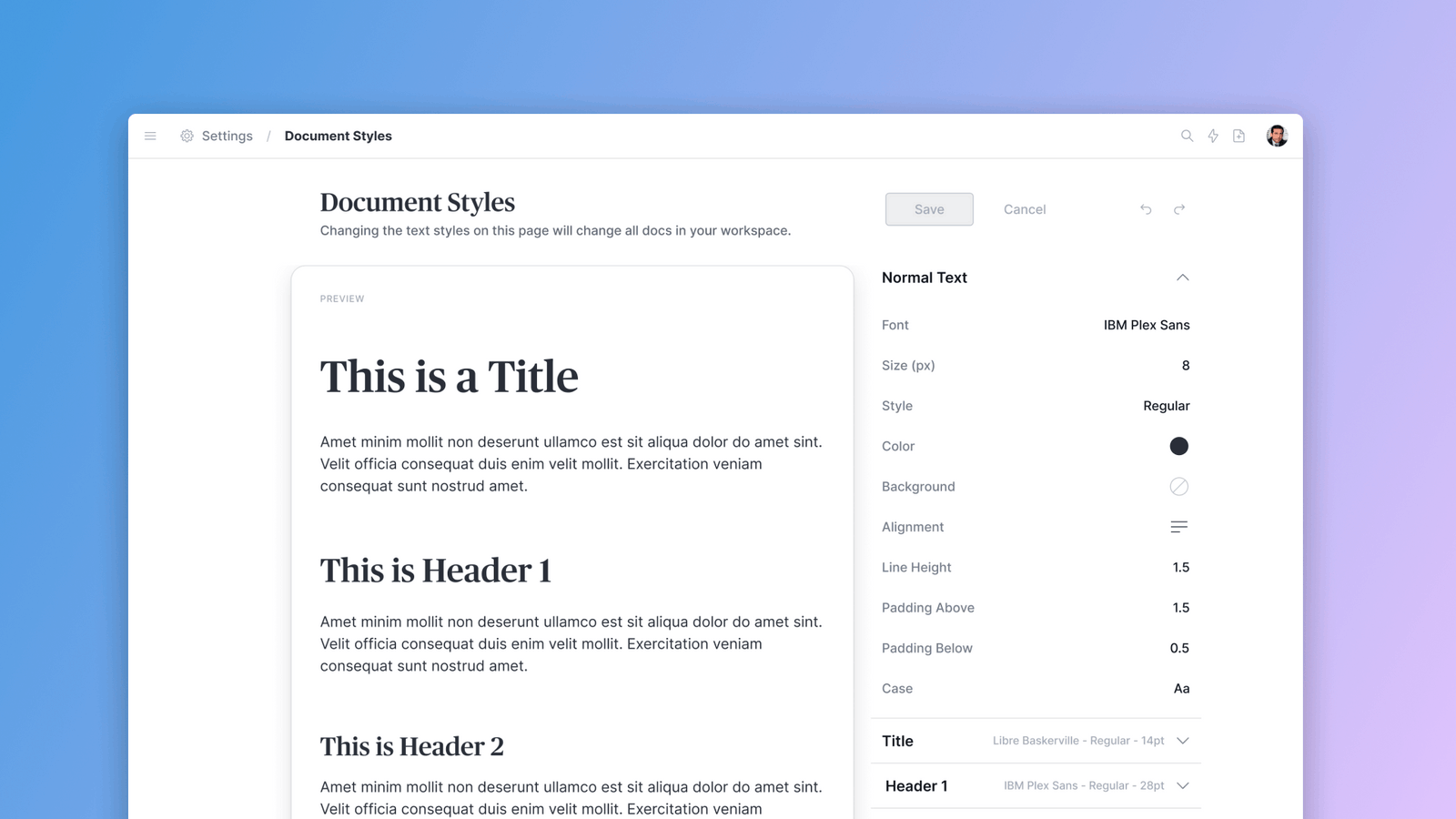 Customize your docs with Doc Styles | Almanac Changelog