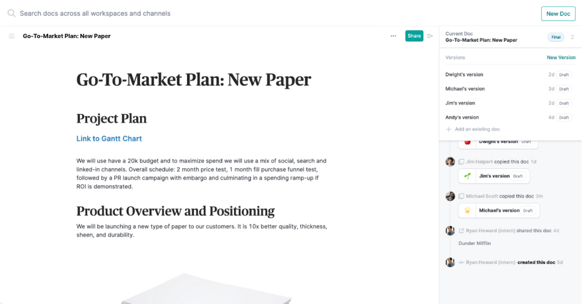 Almanac | The doc editor for teams who move fast