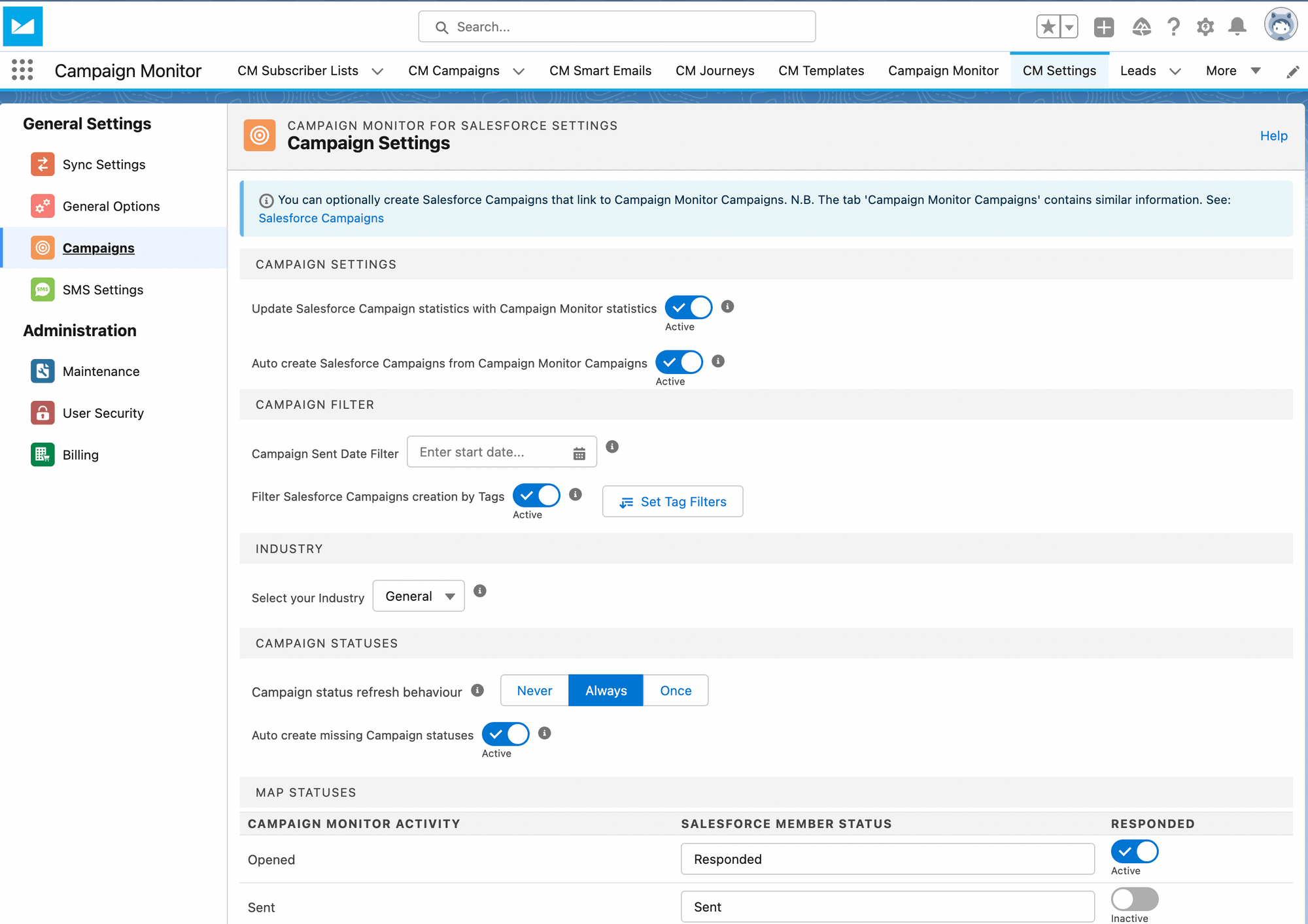 Salesforce Campaigns