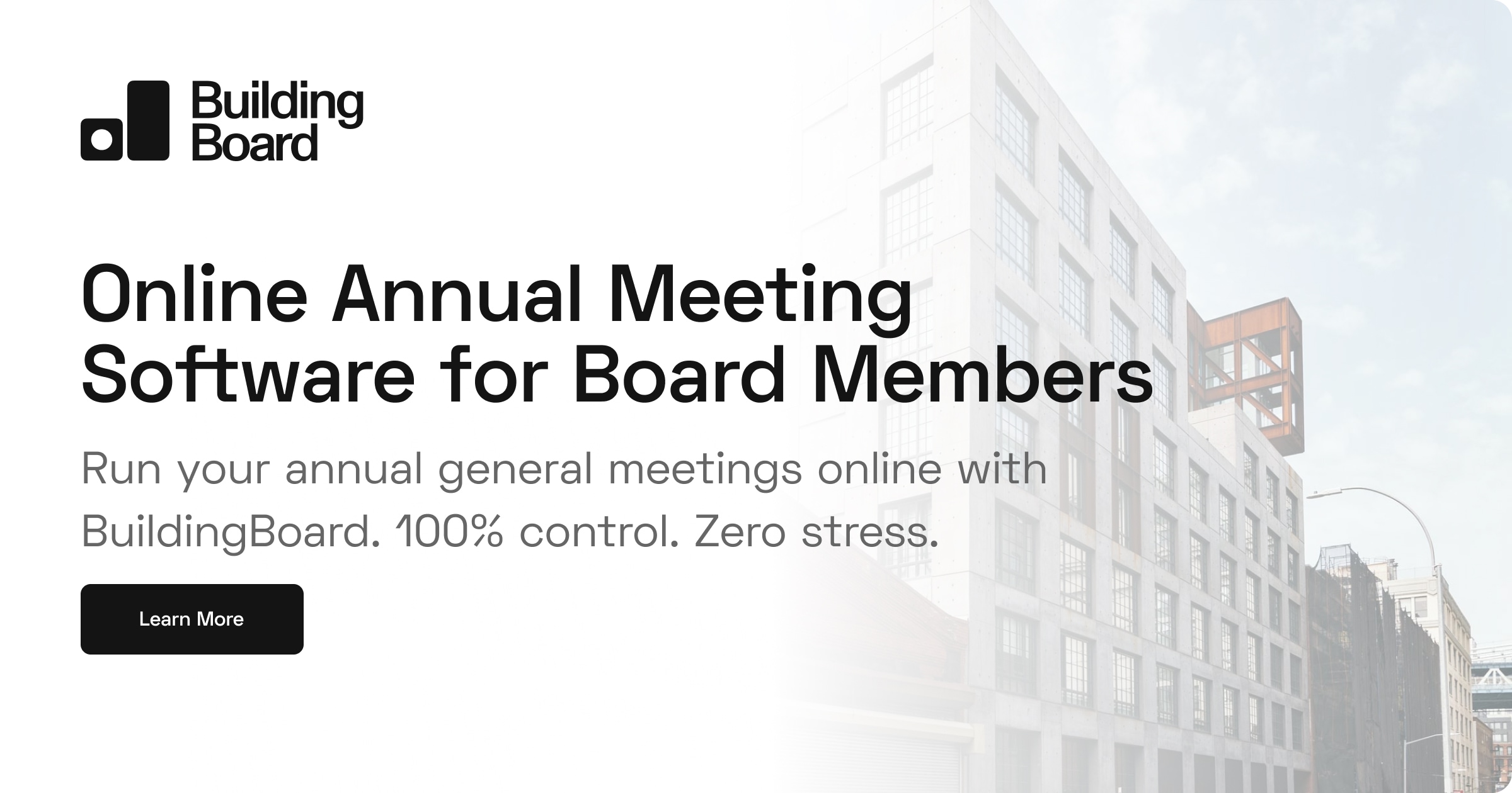 Online General Meeting Software for Board Members | BuildingBoard