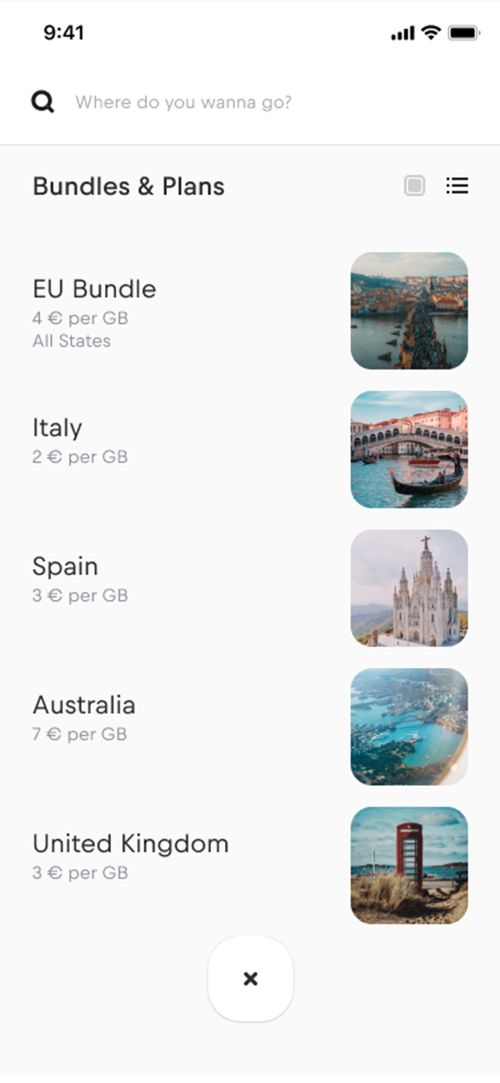 Data roaming eSIM for travelers - Red Bull MOBILE